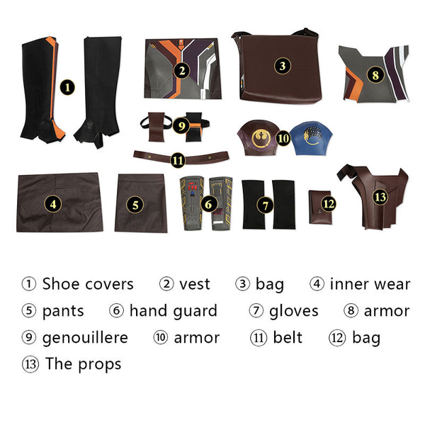 Star Wars: Ahsoka 2023 Sabine Wren Uniform Cosplay Costumes – Cosplay Clans