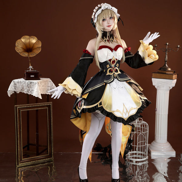 Marionette Sandrone Costumes Genshin Impact Cosplay Polyester Leather ...
