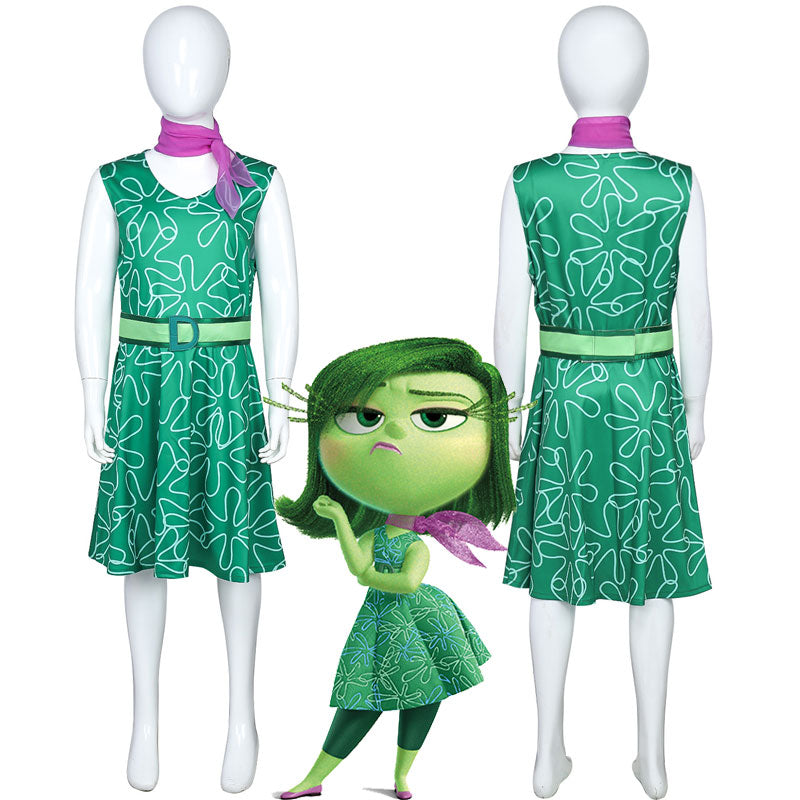 Buy Inside Out 2 Disgust Cosplay Costumes – Cosplay Clans
