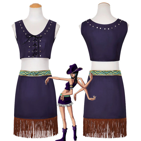Buy One Piece Nico Robin Ms Sunday Cosplay Costume – Cosplay Clans
