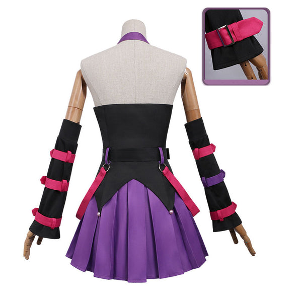 Girls Band Cry Tomo Ebizuka Purple Uniform Cosplay Costumes – Cosplay Clans