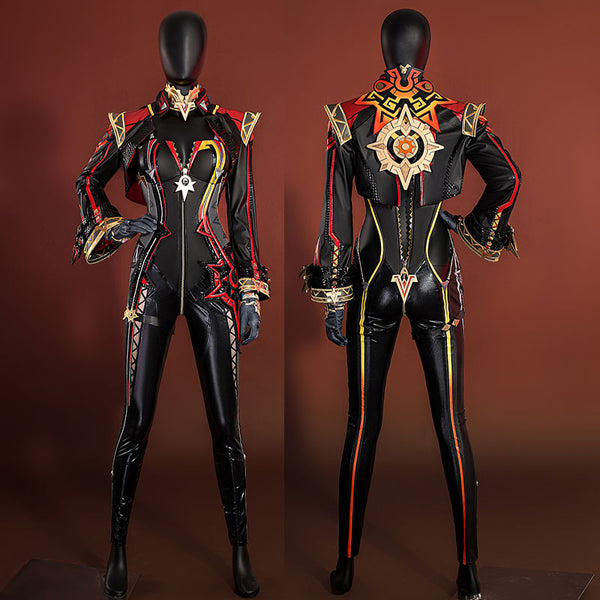 Buy Game Genshin Impact Mavuika Cosplay Costumes – Cosplay Clans