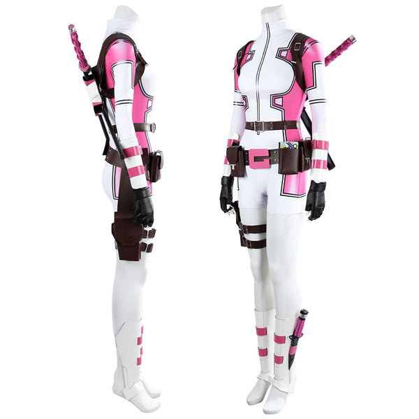 Buy Fortnite Gwenpool Jumpsuit Cosplay Costumes – Cosplay Clans