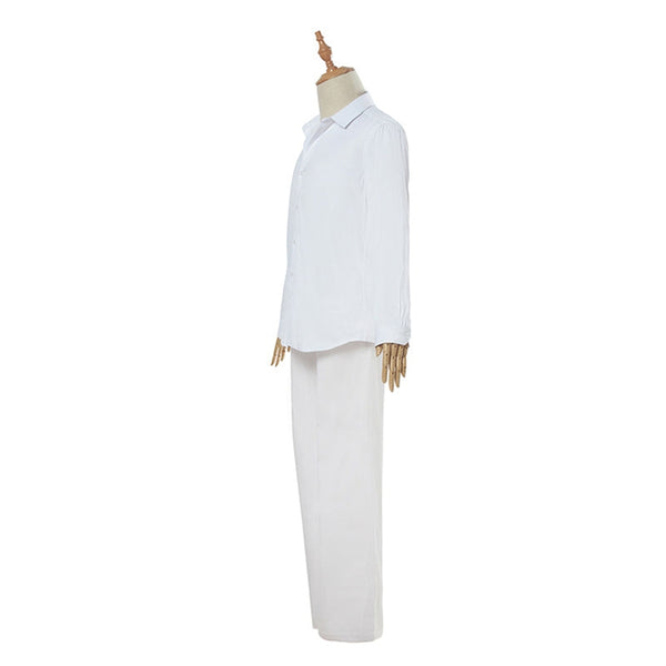 The Promised Neverland Ray and Norman White Cosplay Costume – Cosplay Clans