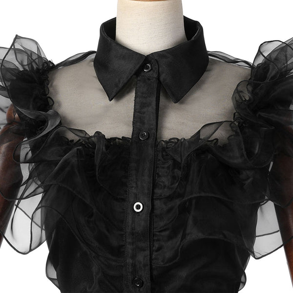 The Addams Family Wednesday Addams Iconic Dance Scenes Cosplay Costumes ...