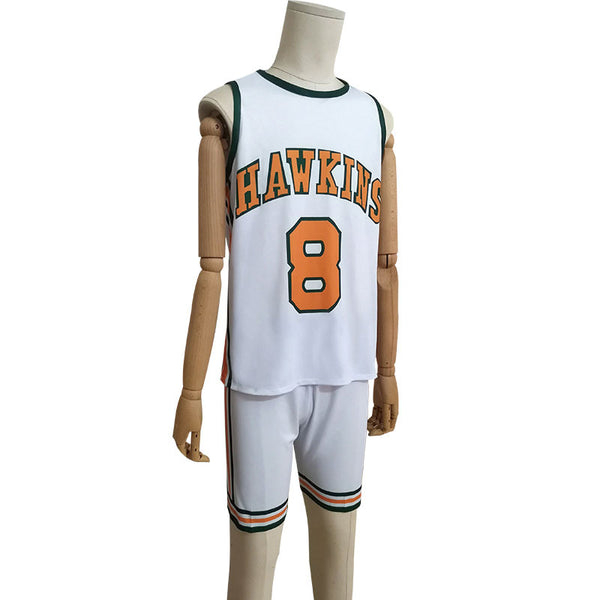Stranger Things 4 Hawkins High School Lucas Sinclair Basketball Jersey ...